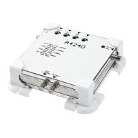 China CATV RF Signal Amplifier 2 Input 40dB Gain TV Cable Amplifier Tinplate for sale