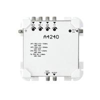 China CATV RF Signal Amplifier 2 Input 40dB Gain TV Cable Amplifier Tinplate for sale