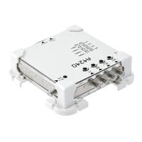 China CATV RF Signal Amplifier 2 Input 40dB Gain TV Cable Amplifier Tinplate for sale