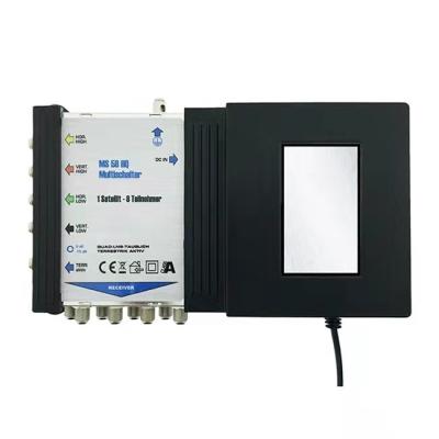 中国 滝の電源12V/1A衛星TVシステムMS 58 HQの多スイッチ衛星多重スイッチ 販売のため