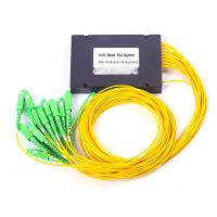 China PLC Fiber Optical Splitter Compact Design Low Insertion Loss 1x2 1x4 1x8 for sale