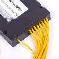 China PLC Fiber Optical Splitter Compact Design Low Insertion Loss 1x2 1x4 1x8 for sale