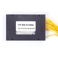 China PLC Fiber Optical Splitter Compact Design Low Insertion Loss 1x2 1x4 1x8 for sale