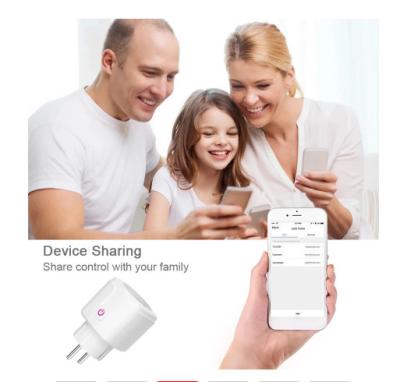 Cina Funzione di temporizzazione SmartLife Works Controllo APP SmartLife uk wifi smart plug socket energy monitor in vendita