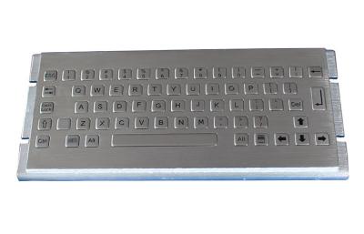 China Teclado industrial do metal curto do curso mini com 64 chaves à venda