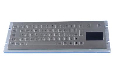 China Teclado industrial de aço inoxidável de 67 chaves mini com Touchpad Ruggedized à venda