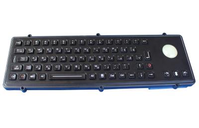 Cina tastiere meccaniche Vandalproof del metallo del nero della sfera rotante di 71keys Scrachproof con le chiavi F-N in vendita