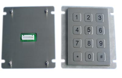 Cina Tastiera stimata dinamica del distributore automatico della prova del vandalo IP65/tastiera semplice della matrice a punti con la chiave 12 in vendita