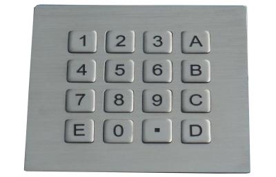Cina Tastiera stimata dinamica del distributore automatico della prova del vandalo IP65/tastiera semplice della matrice a punti con la chiave 16 in vendita