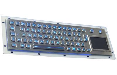 Cina Tastiera ultrasottile illuminata dell'acciaio inossidabile con il touchpad in vendita
