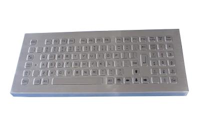 China Teclado industrial do PC do desktop de aço inoxidável dinâmico da prova do vândalo IP65 com chaves funcionais e o teclado numérico à venda