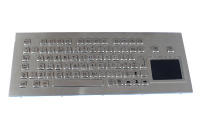 China IP65 dynamic stainless steel keyboard with ruggedized touchpad and functional keys industrial Coal Mine for sale