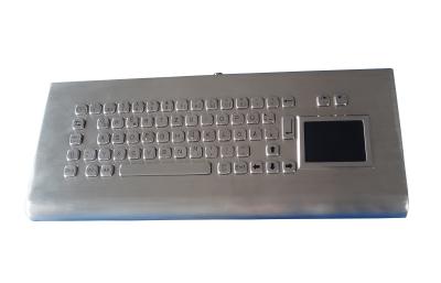 中国 高耐久化されたタッチパッドが付いている IP65 キーボードの破壊者の証拠の産業ステンレス鋼 販売のため