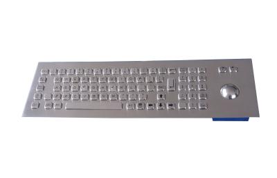 中国 IP65 キーボードのパネルは機械/光学/レーザーのトラックボールおよび数字キーパッドが付いているステンレス鋼を取付けました 販売のため