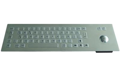 China Teclado a prueba de vandalismo del soporte del panel del movimiento corto dinámico IP65 con el Trackball lavable 38,0 en venta