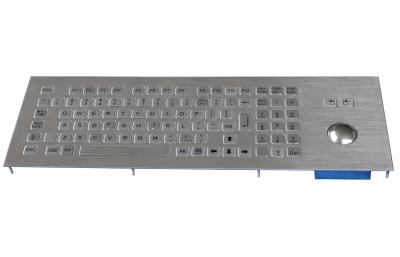 China Teclado industrial impermeable dinámico del soporte del panel IP65 con el Trackball y teclados numéricos y llaves funcionales en venta