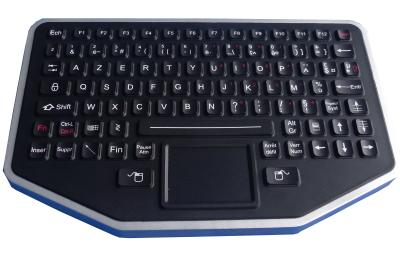 Cina tastiera meccanica della prova da tavolino dell'acqua della gomma di silicone con il touchpad in vendita