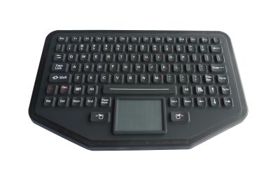 Cina tastiera meccanica impermeabile del silicone senza fili con il touchpad duro in vendita