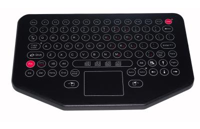 中国 統合されたタッチパッドが付いている小型 IP65 産業メンブレイン・キーボード 販売のため