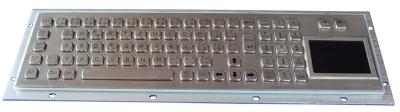 Cina la prova del vandalo ha reso resistente la tastiera del metallo del chiosco con il touchpad in vendita