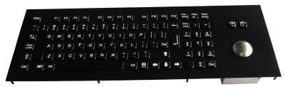 中国 トラックボール FN キーの黒いチタニウムのパネル取り付け IP65 のキーボード 販売のため
