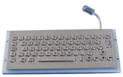 China A prova do vândalo IP65 e a água dinâmicas impermeabilizam o mini tipo do teclado industrial do PC à venda
