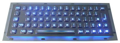 Cina tastiera industriale del PC lluminated 64 chiavi dell'acciaio inossidabile in vendita