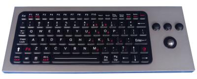 中国 トラックボールが付いている 86 のキーのデスクトップのシリコーンの産業キーボード 販売のため
