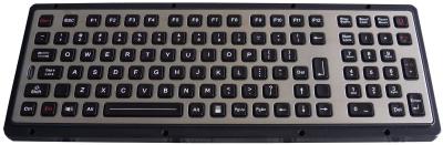 Cina La tastiera nera militare industriale del metallo della prova del vandalo IP65, backlight facoltativo in vendita