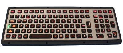 中国 黒いチタニウムの任意の台紙の海洋 IP65 キーボードにパネルをはめて下さい 販売のため
