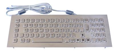 中国 数字キーパッドだけが付いている産業破壊者の証拠 IP65 のキーボード 販売のため