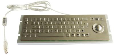 中国 81 のキーは光学トラックボールが付いている打撃の産業小型キーボードをショートさせます 販売のため