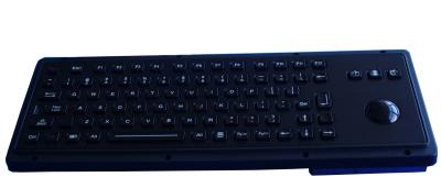中国 トラックボール FN キーの照らされた産業軍の黒 IP65 のキーボード 販売のため