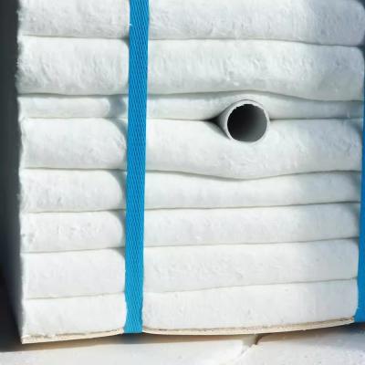 China High Temperature Resistant Ceramic Fiber Module Aluminum Silicate Fireproof Folding Block Industrial Kiln Refractory Insulation Cotton Block Insulation Cotton for sale
