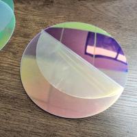 China Clear Cast Red Coloured Perspex Sheets Iridescent Dichroic Double Sided for sale