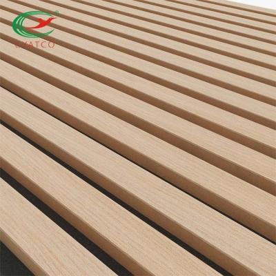 Cina Pannelli acustici di legno scanalati in Multiscene inodoro 600x1200mm della parete in vendita