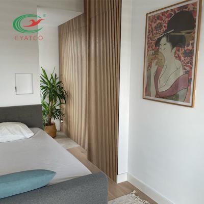 Cina Ignifugo multiuso di legno dei pannelli acustici della parete interna in vendita