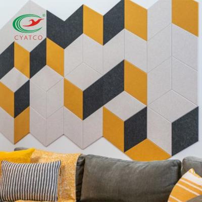 Cina Mattonelle acustiche inoffensive pratiche della parete, pannelli di parete insonorizzati decorativi stabili in vendita