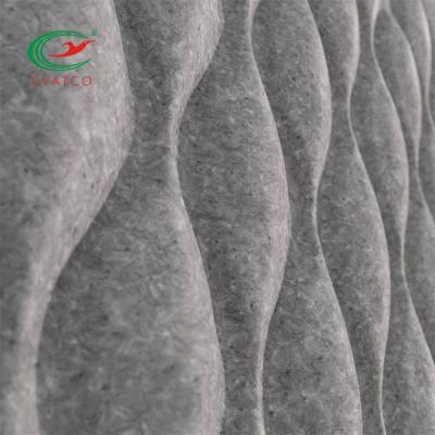 Cina Decorativo multicolore strutturato ondulato a prova di fuoco interno dei pannelli di parete in vendita