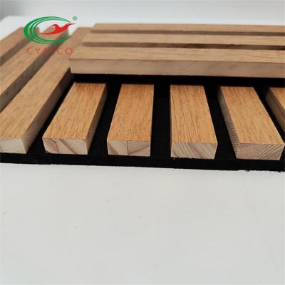 Cina Pannelli di parete di legno acustici della quercia dell'ufficio, pannelli di legno dell'isolamento acustico di Multiscene in vendita