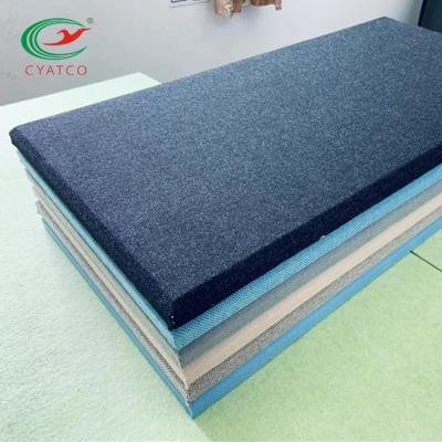 Cina Fibra di vetro a prova di fuoco insipida multicolore del pannello acustico del tessuto della parete in vendita