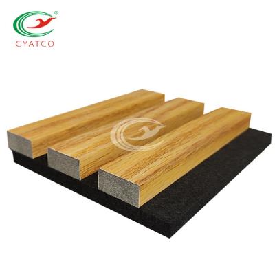 Cina Decorative Wood Veneer Acoustic Slat Wall Wear Resistant in vendita