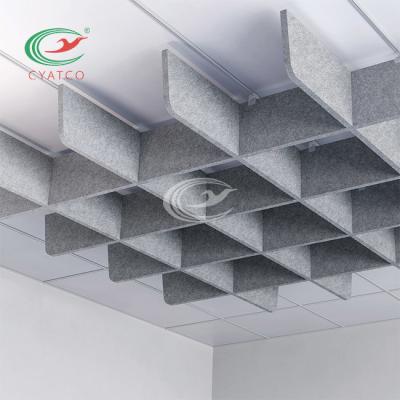 China Los paneles de techo acústicos del ANIMAL DOMÉSTICO del poliéster del SGS Mildewproof inofensivo en venta