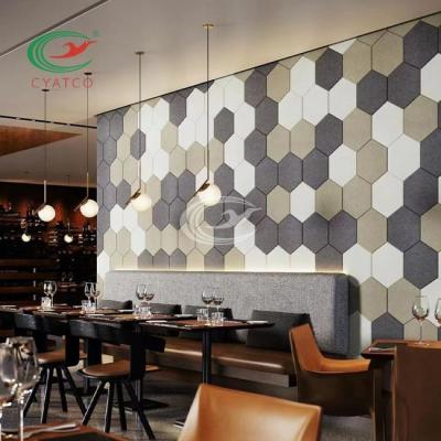 Cina Rivestimento murale acustico decorativo inodoro ritenuto ignifugo dei pannelli di parete in vendita