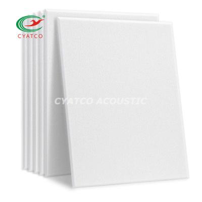 Cina CYATCO 10 Pacco pannelli acustici in fibra di polietero bianco Trattamento acustico per decorazioni murali in vendita
