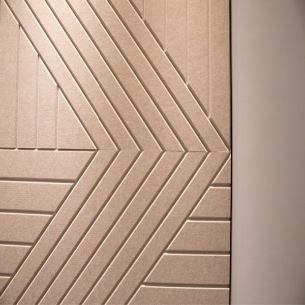 Quality Interior Sound Deduction Acoustic Polyester Fiber Sheets For Meeting Room for sale