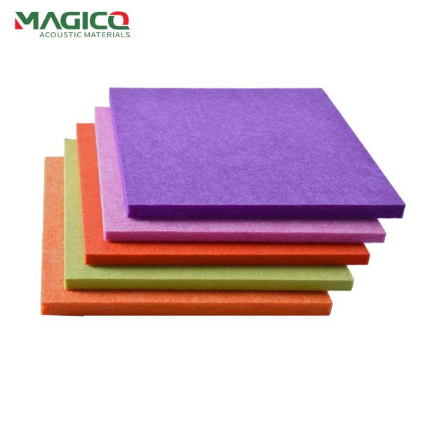 Quality Stylish 3D PET Polyester Acoustic Panel Sound Blocking For Offices And Studios for sale