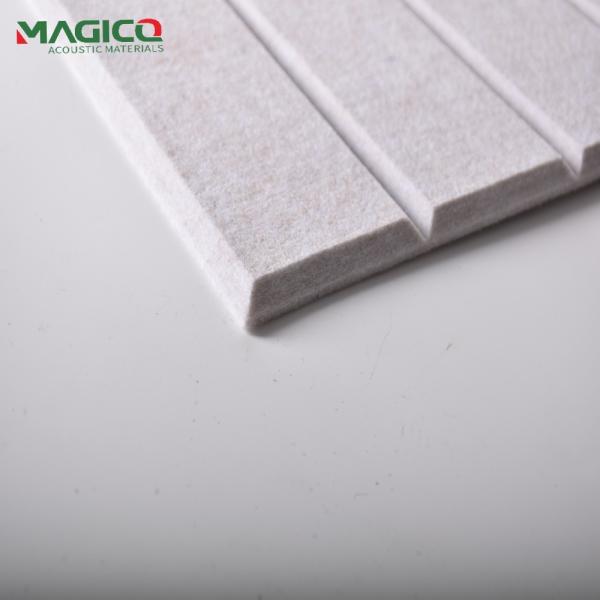 Quality Fireproof Polyester Fiber Acoustic Panel 1220*2440mm For Entertainment Venues for sale