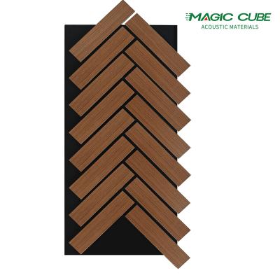 China Office Grade Waterproof Wood Slat Wall Panels 1300*600mm Light Weight for sale