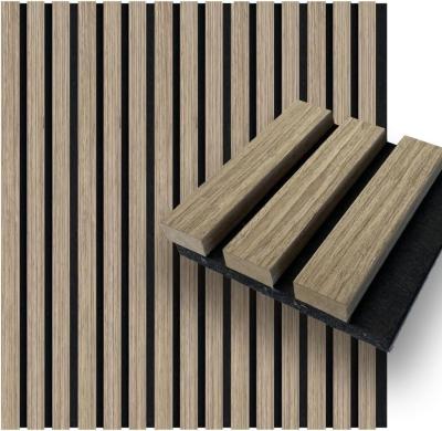 China Fast Installation Wood Slat Acoustic Panels For Office Studio Easy Maintenance for sale